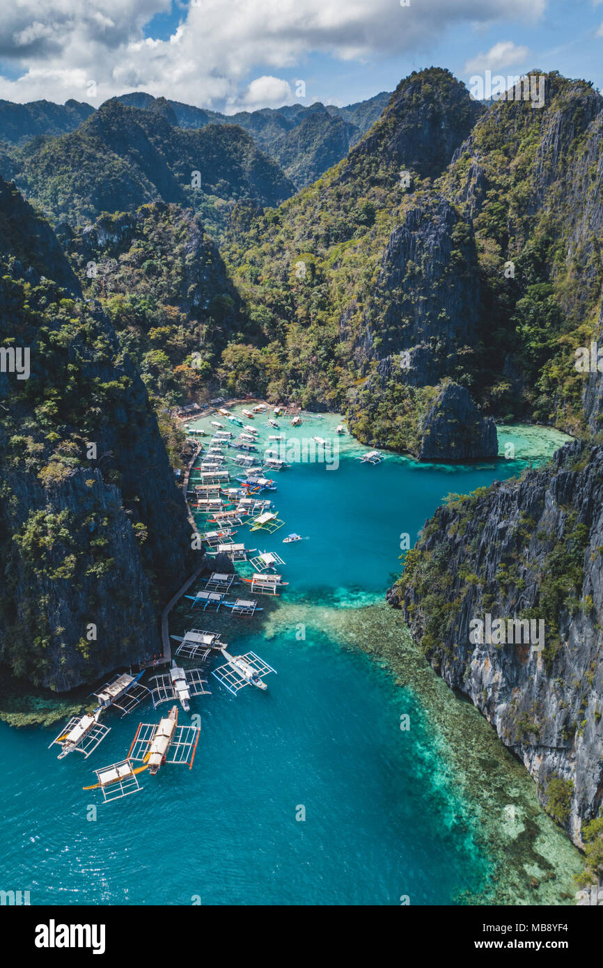 Philippines: Aerial pictures of Coron Bay and Islands taken with a ...