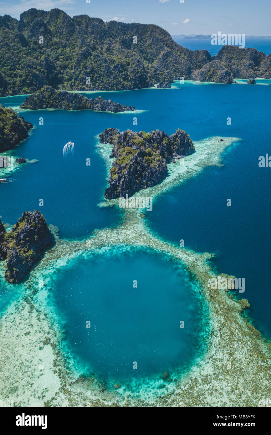 Philippines: Aerial pictures of Coron Bay and Islands taken with a ...