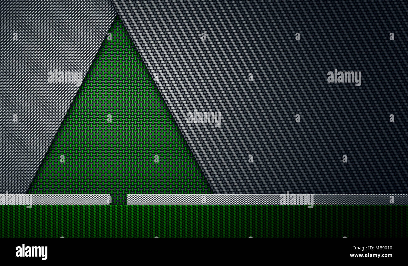 Abstract modern green black carbon fiber textured material design in ...
