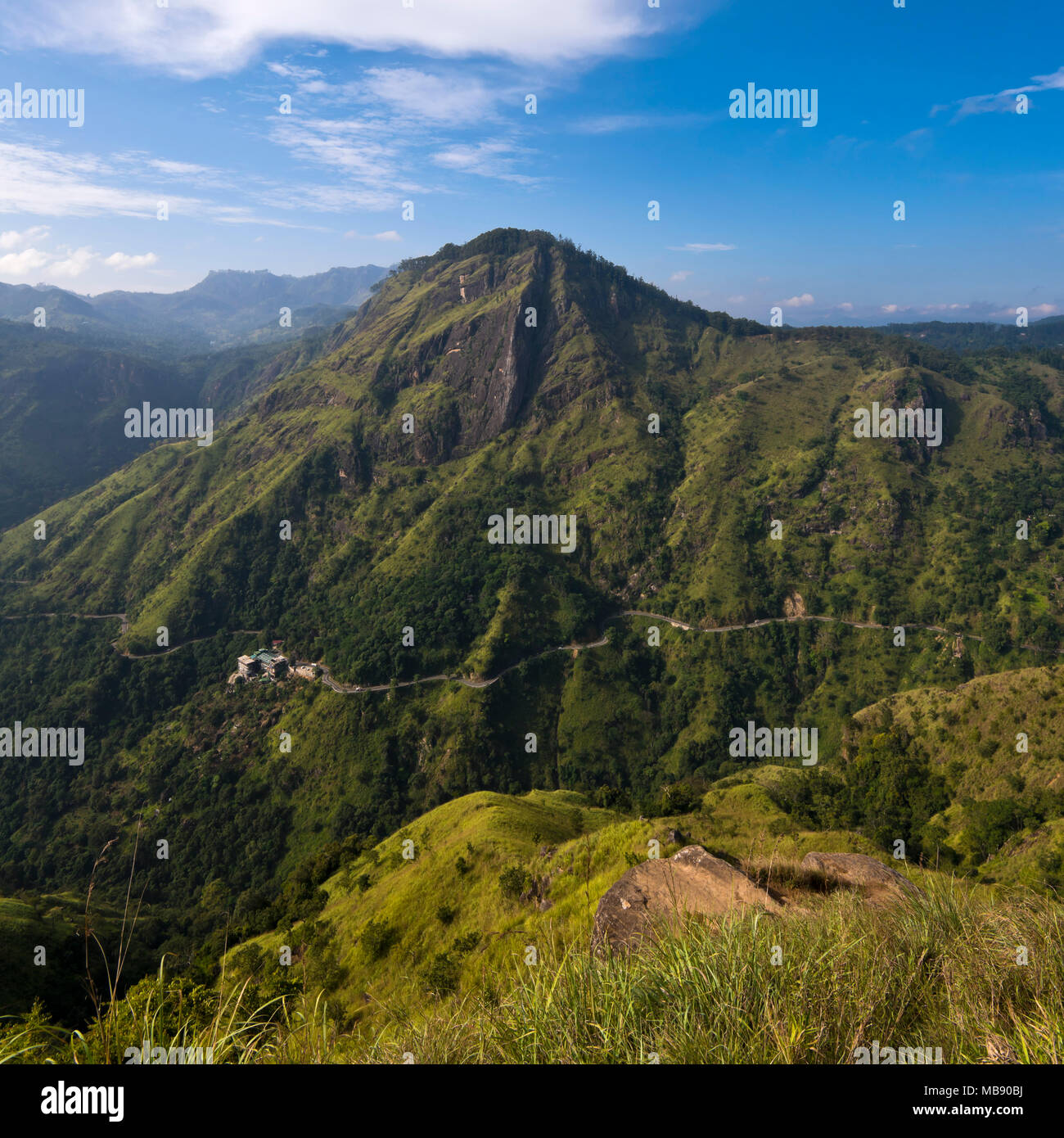 Square view of Ella Rock in Ella, Sri Lanka Stock Photo - Alamy