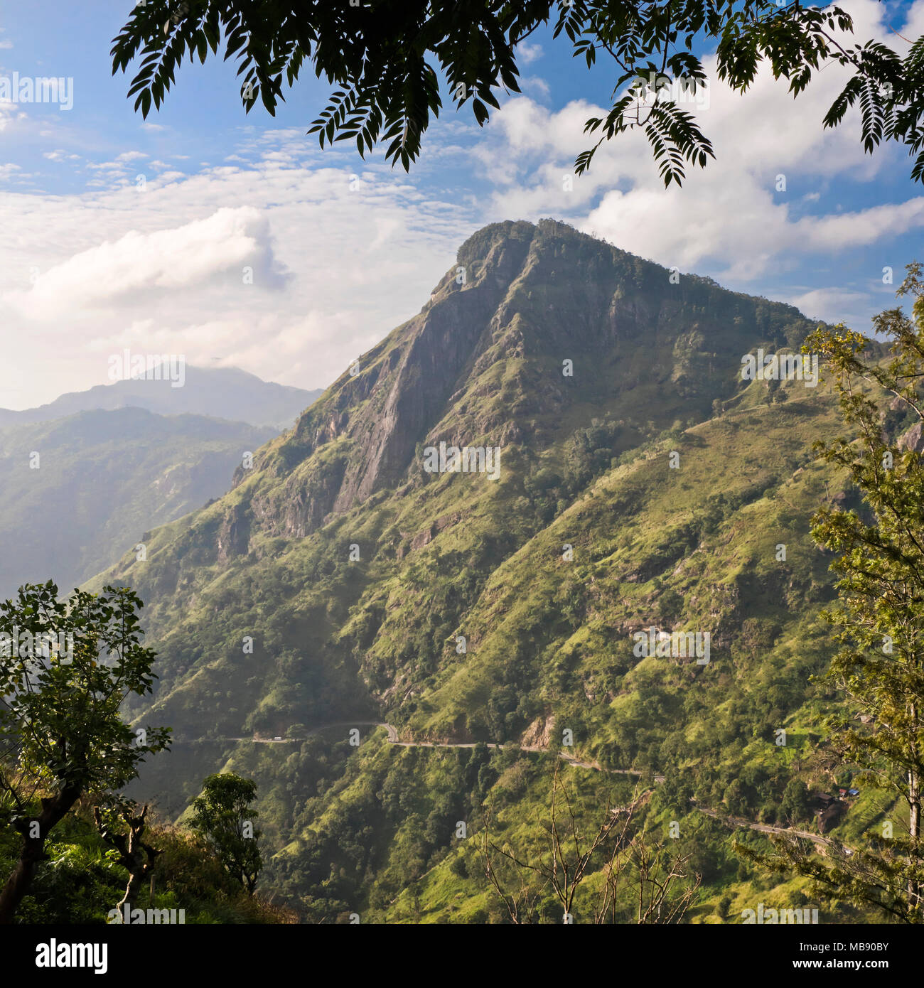 Square view of Ella Rock in Ella, Sri Lanka Stock Photo - Alamy