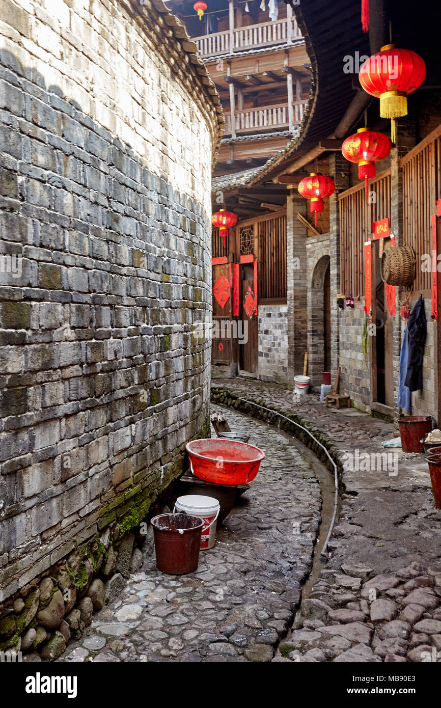 The Fujian tulou (Chinese: 福建土楼; literally: "Fujian earthen buildings ...