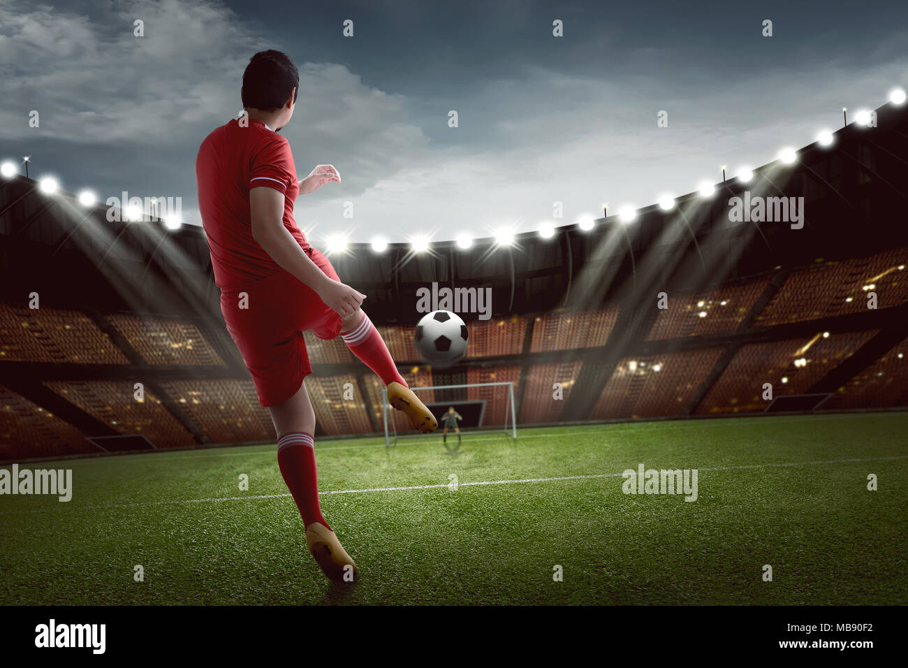 Asian football match hi-res stock photography and images - Alamy