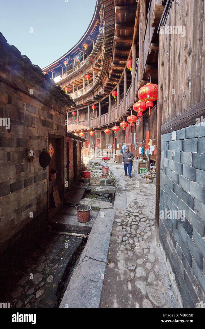 The Fujian tulou (Chinese: 福建土楼; literally: "Fujian earthen buildings ...