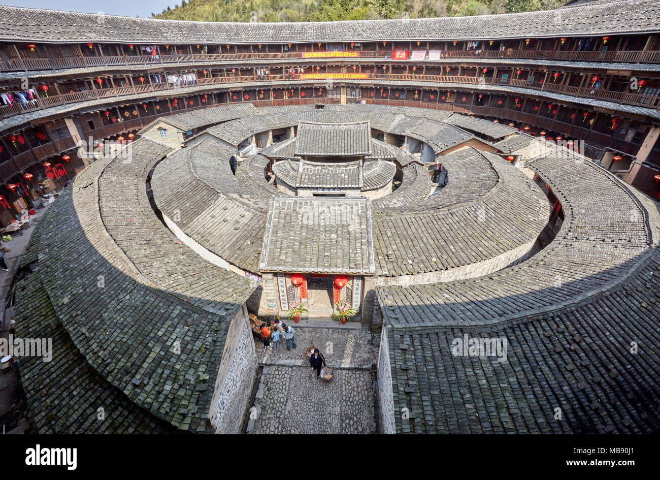The Fujian tulou (Chinese: 福建土楼; literally: "Fujian earthen buildings ...