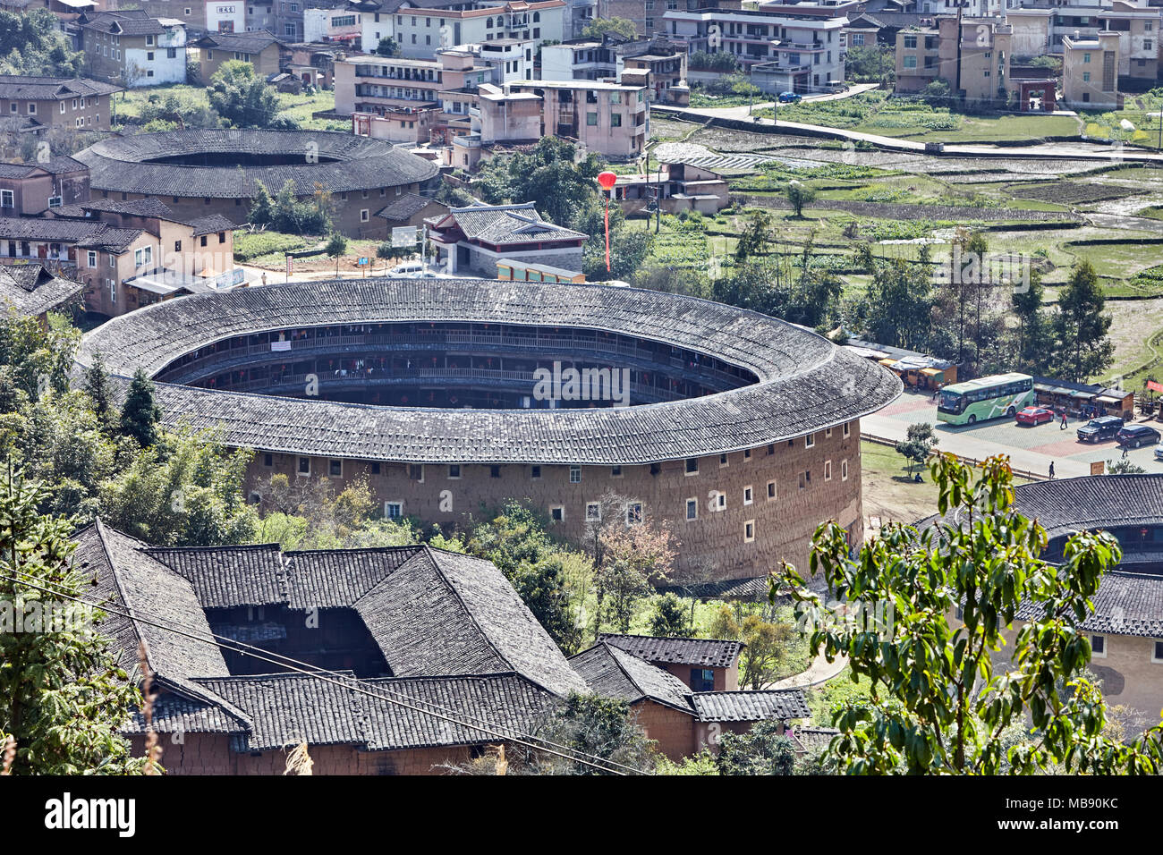The Fujian tulou (Chinese: 福建土楼; literally: "Fujian earthen buildings ...