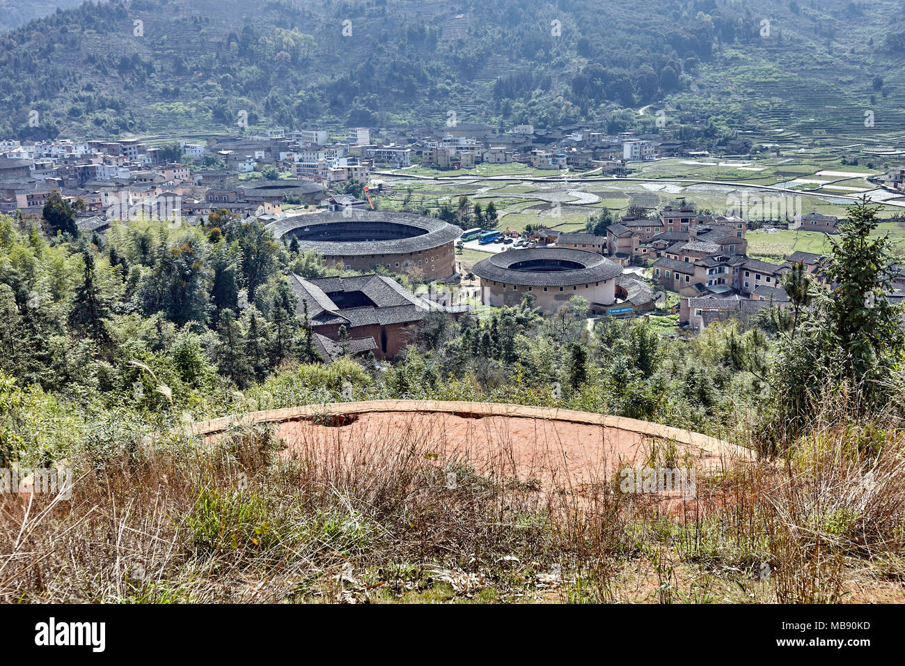 The Fujian tulou (Chinese: 福建土楼; literally: "Fujian earthen buildings ...
