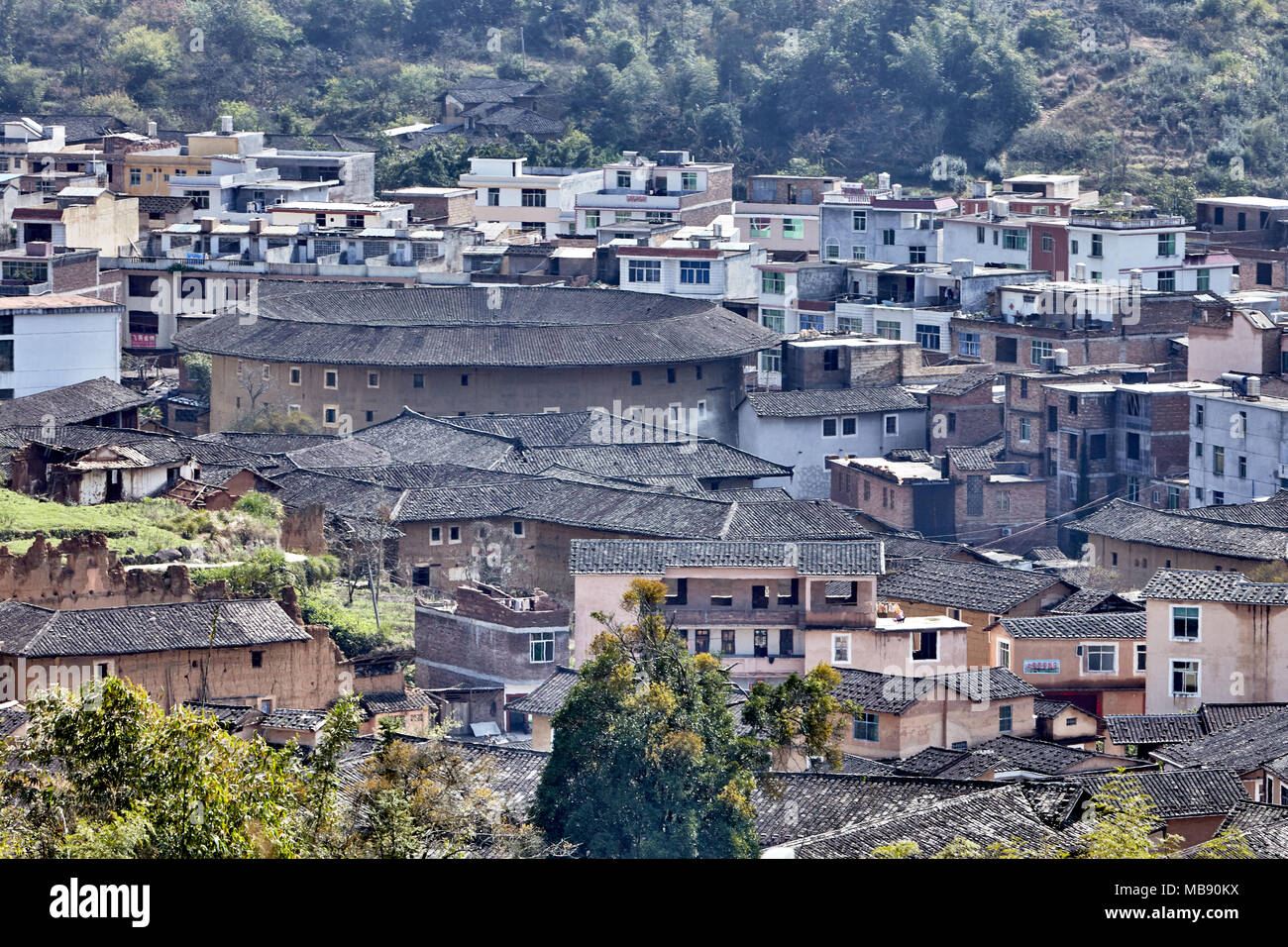 The Fujian tulou (Chinese: 福建土楼; literally: "Fujian earthen buildings ...