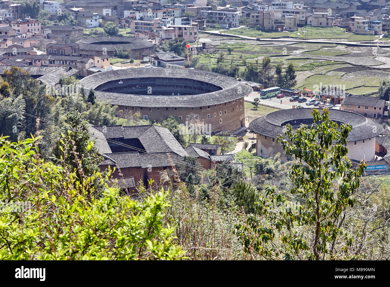 The Fujian tulou (Chinese: 福建土楼; literally: "Fujian earthen buildings ...