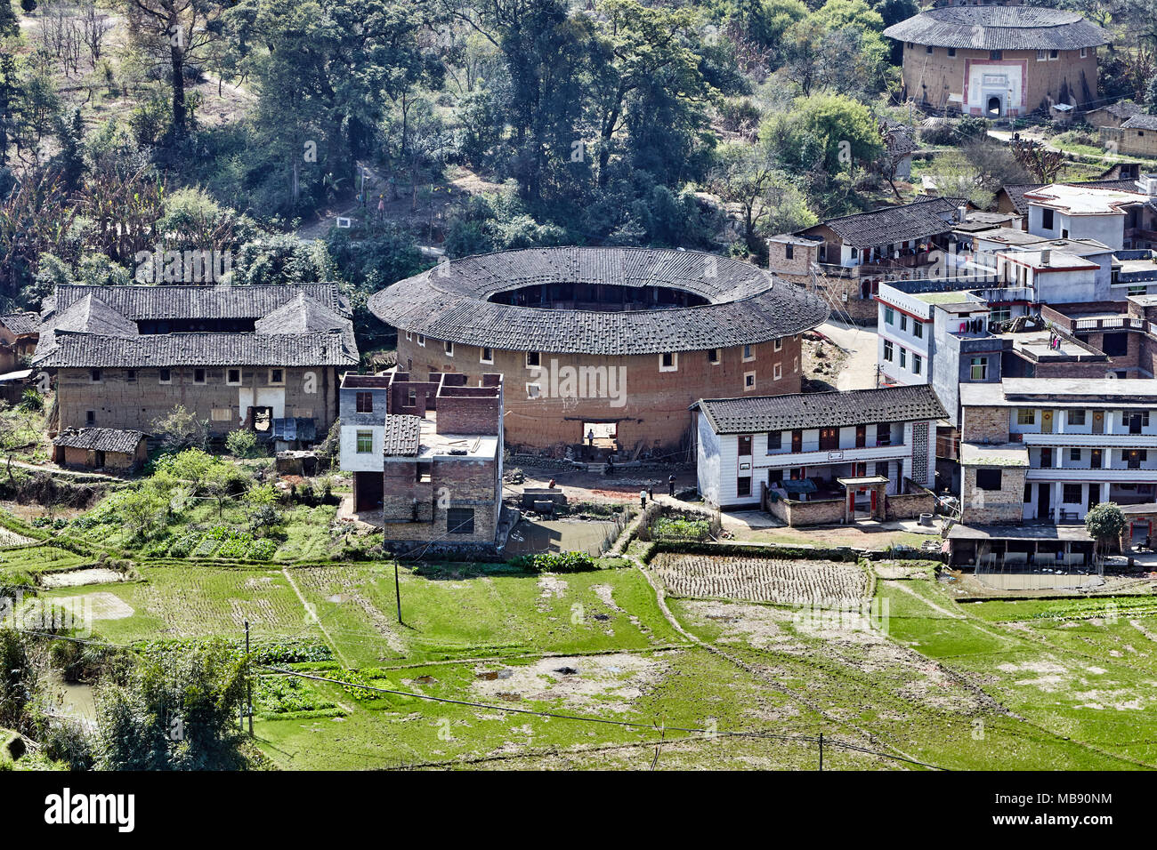 The Fujian tulou (Chinese: 福建土楼; literally: "Fujian earthen buildings ...
