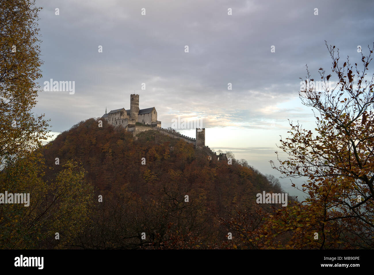 Bezdez Castle in Northern Bohemia, Czech Republic Stock Photo - Alamy
