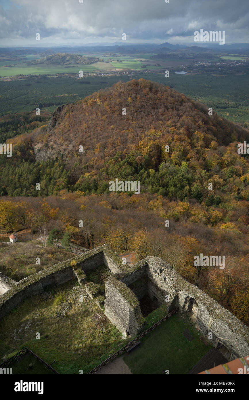 Bezdez Castle in Northern Bohemia, Czech Republic Stock Photo - Alamy