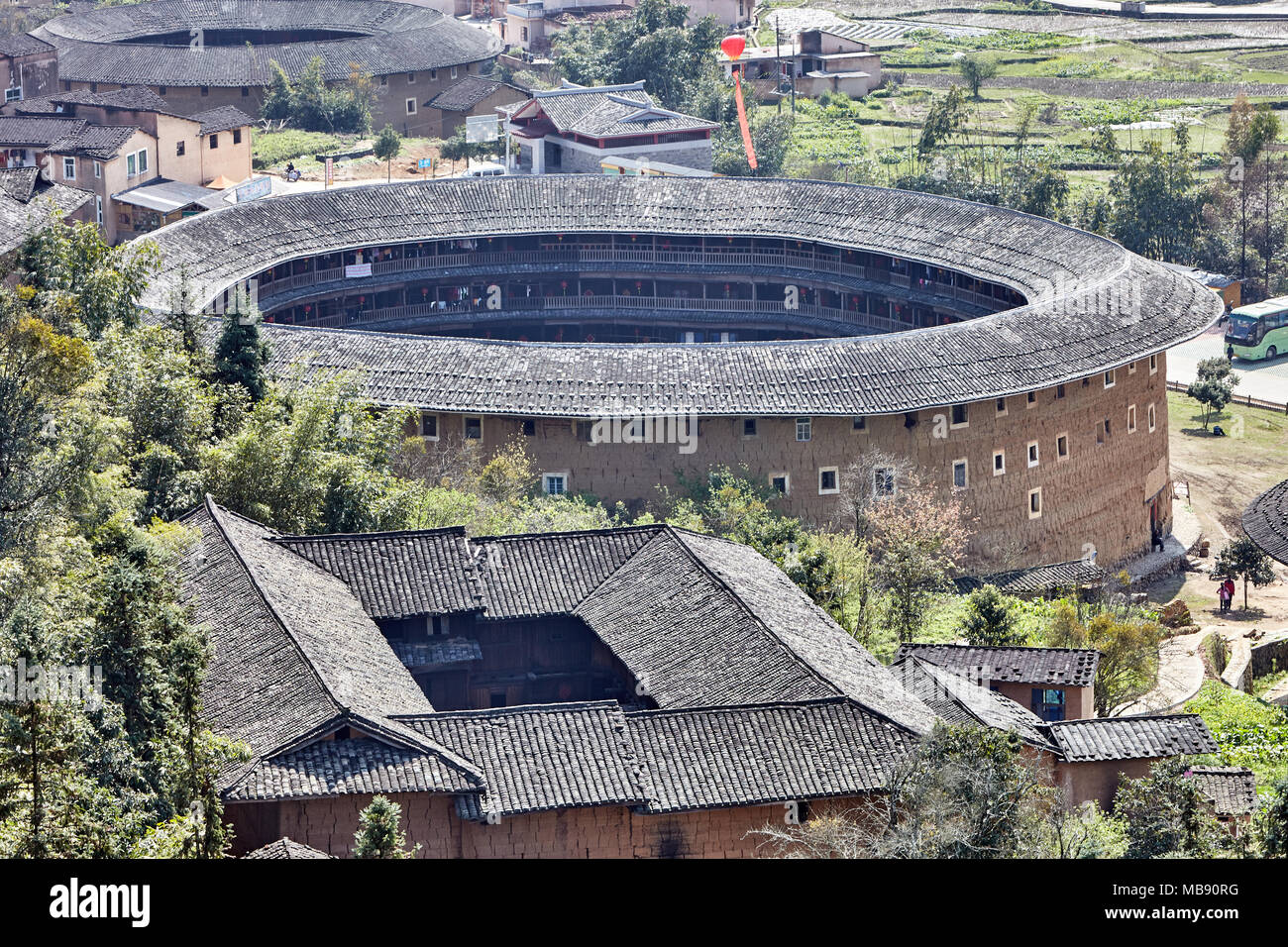 The Fujian tulou (Chinese: 福建土楼; literally: "Fujian earthen buildings ...