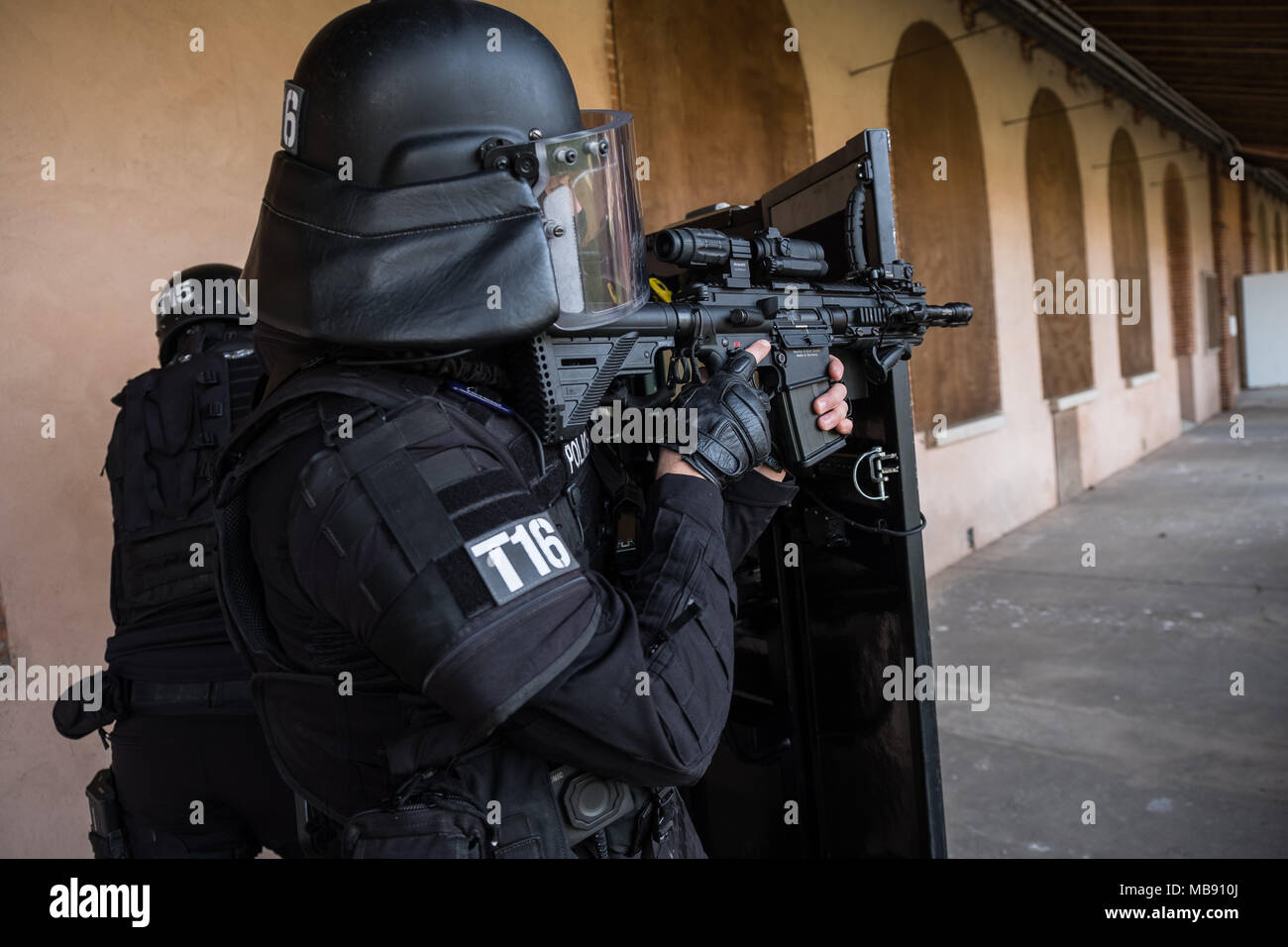 RAID (elite police unit, special forces) trains at its headquarters in ...