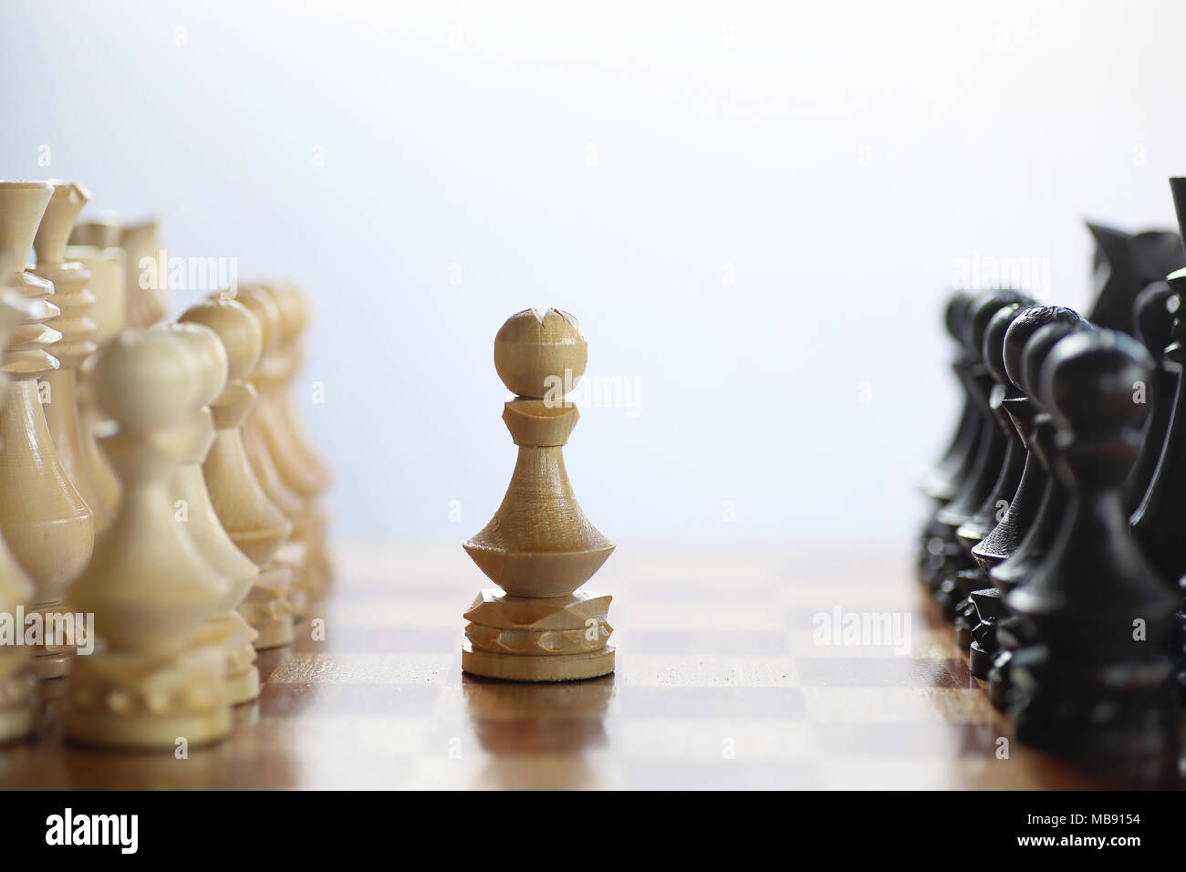 The concept of the chess game Stock Photo - Alamy