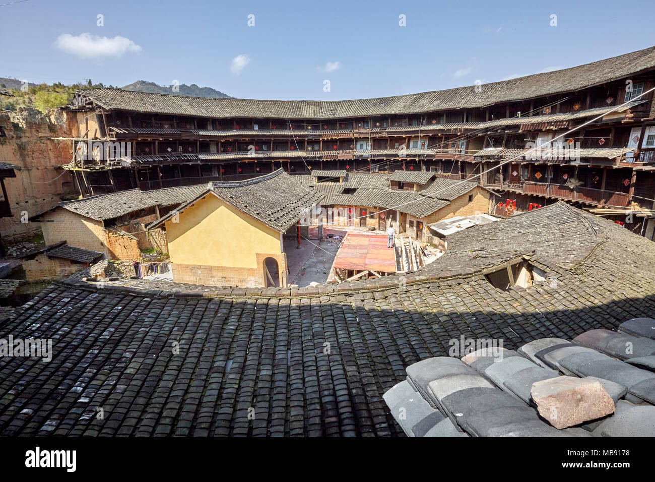 The Fujian tulou (Chinese: 福建土楼; literally: "Fujian earthen buildings ...