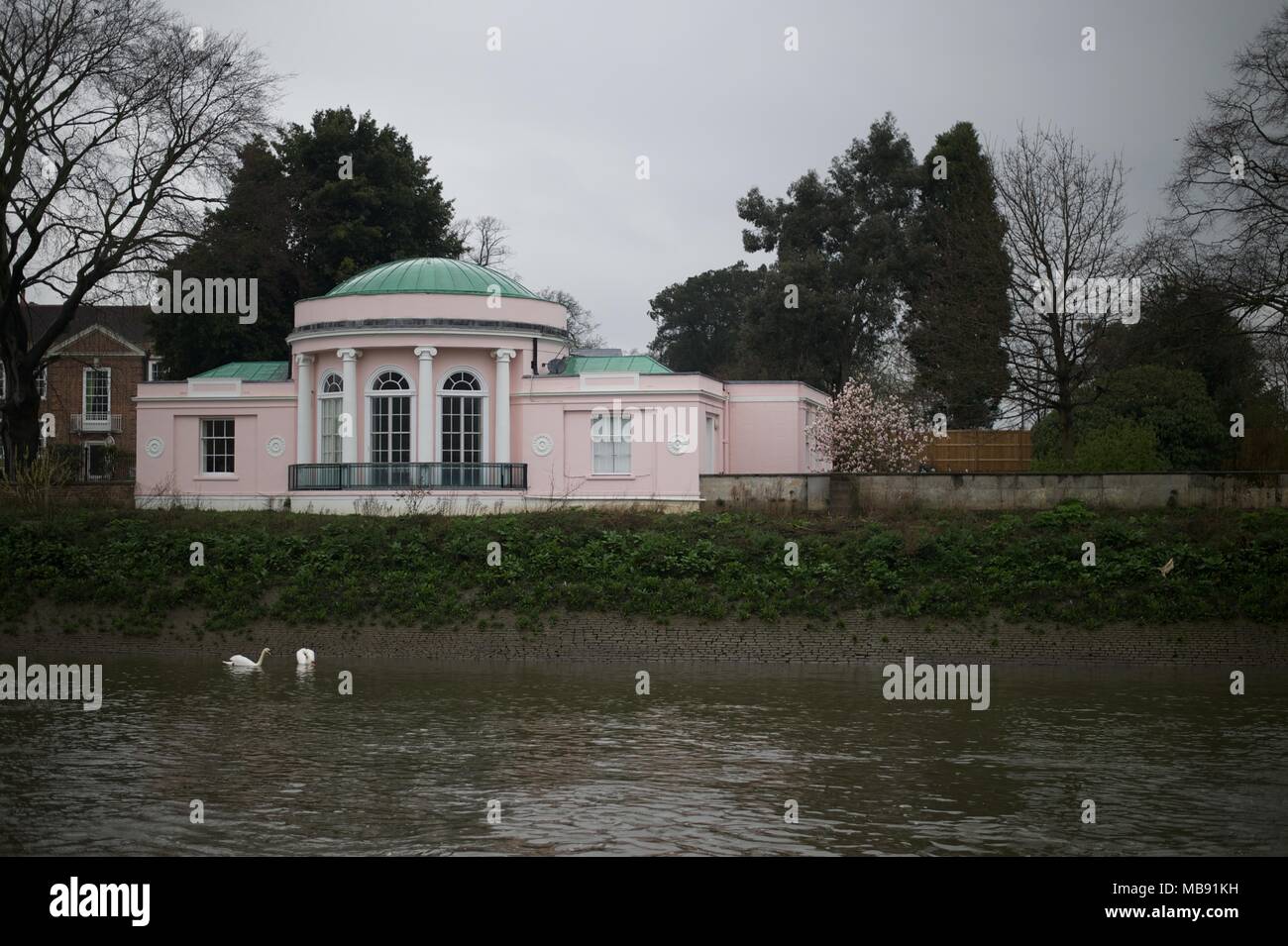 Kew to Hampton Court boat ride Stock Photo - Alamy