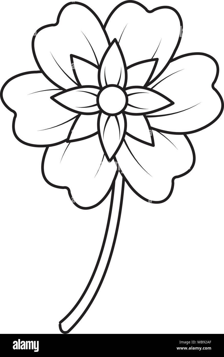 Rose stalk Stock Vector Images - Alamy