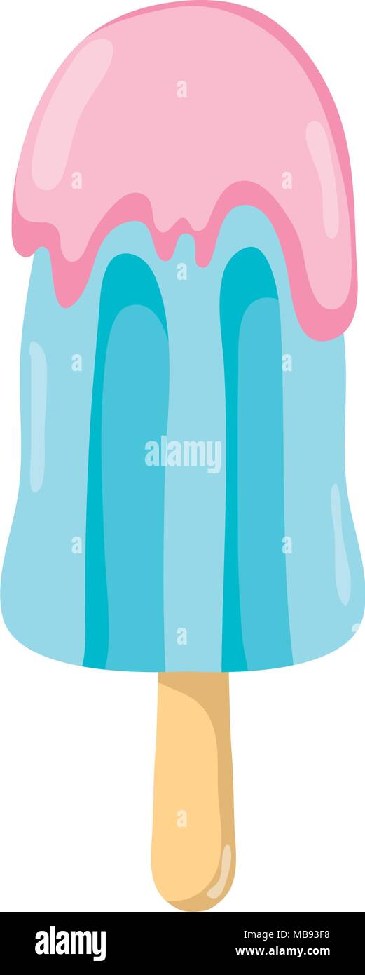 dessert lolly ice with sweet cream Stock Vector Image & Art - Alamy