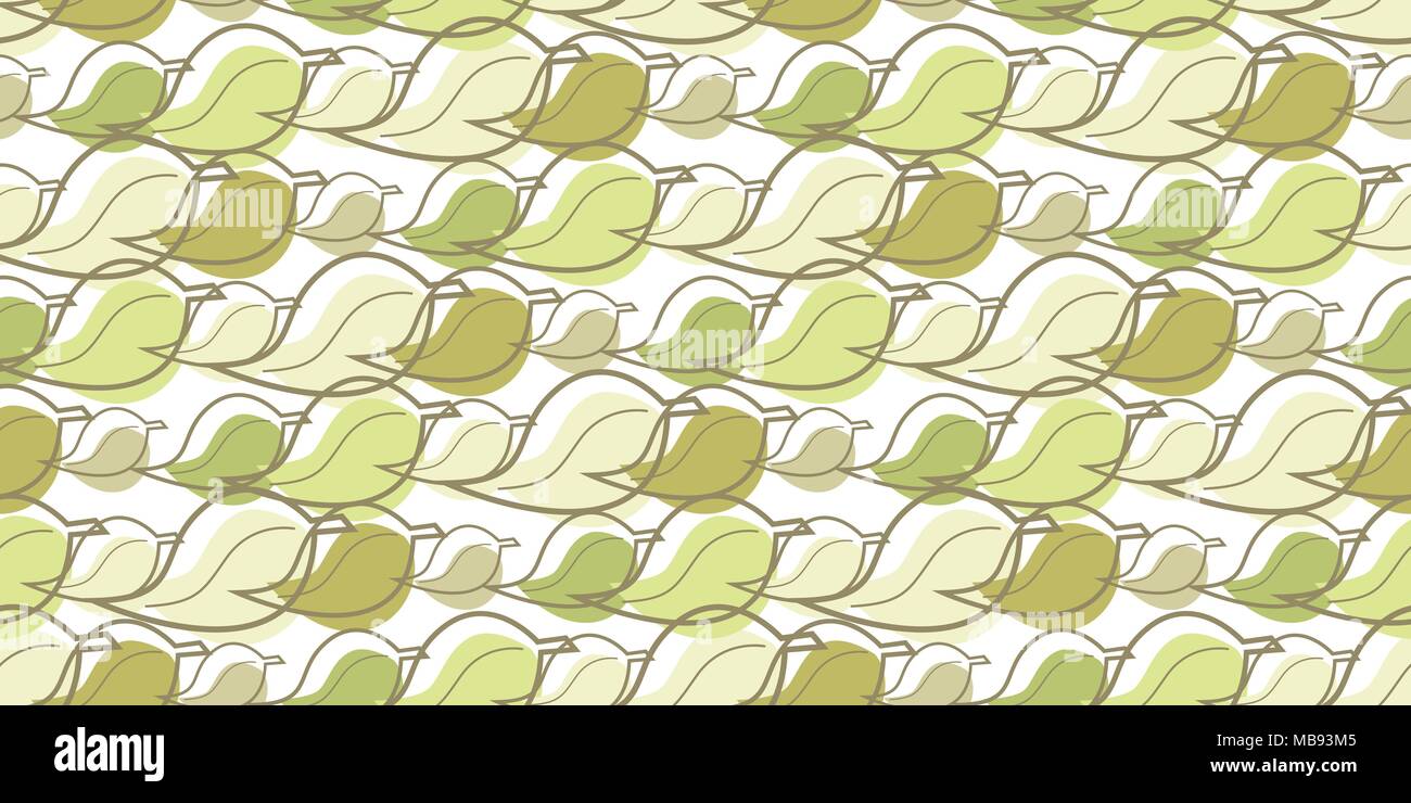 Seamless leaf pattern hi-res stock photography and images - Alamy