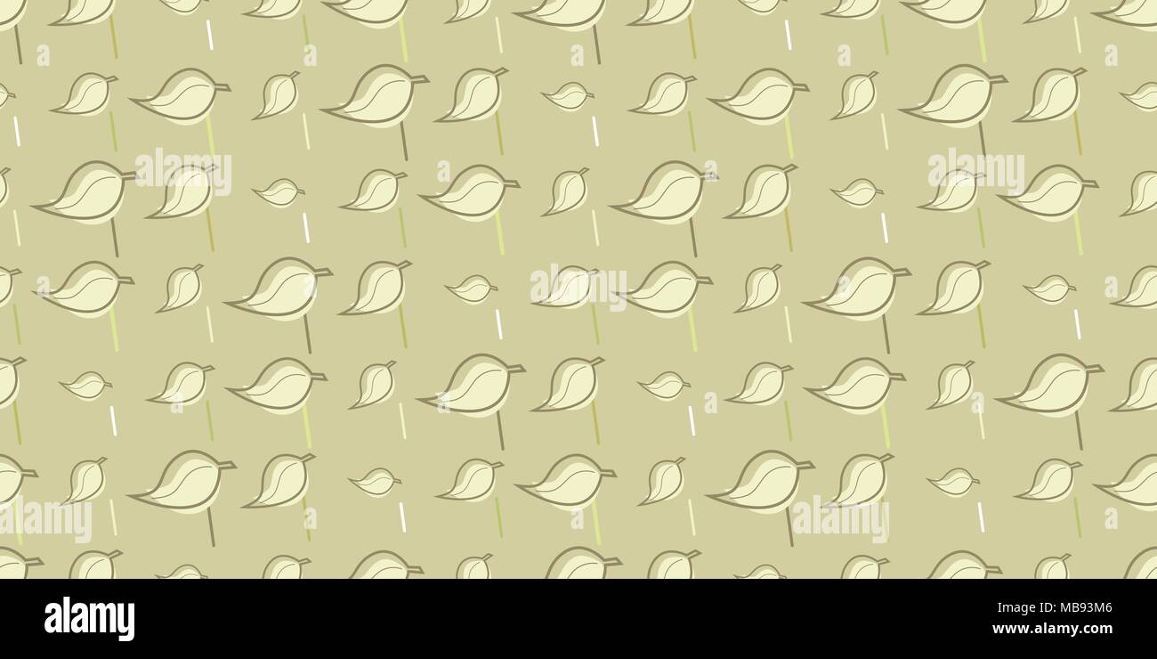 Repeat leaf pattern vector Stock Vector Images - Alamy