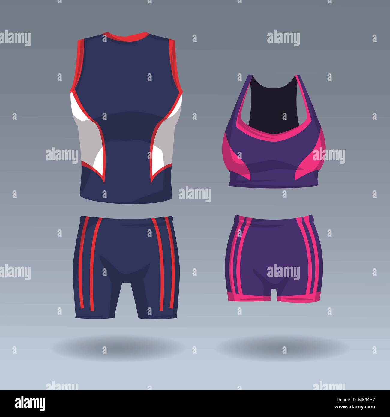 Set of sport wear Stock Vector Image & Art - Alamy