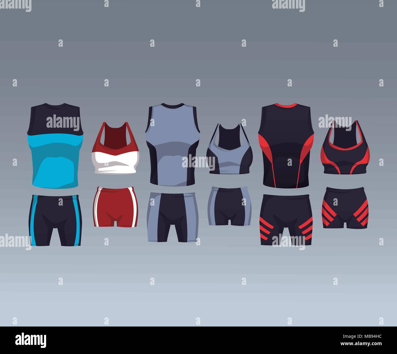 Set of sport wear Stock Vector Image & Art - Alamy