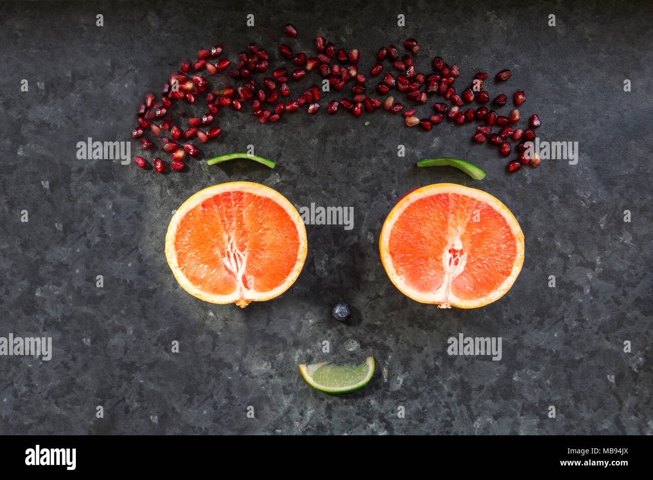 fun with fruit Stock Photo - Alamy