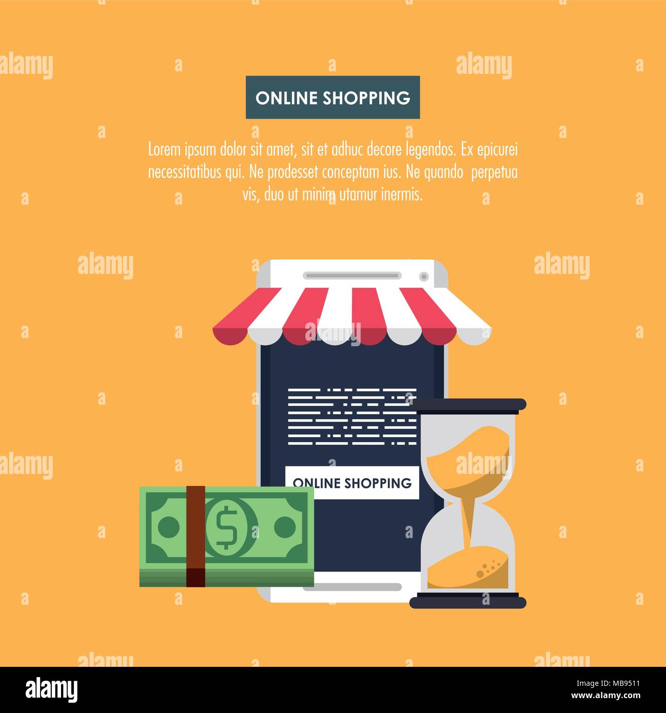Online shopping infographic Stock Vector Image & Art - Alamy