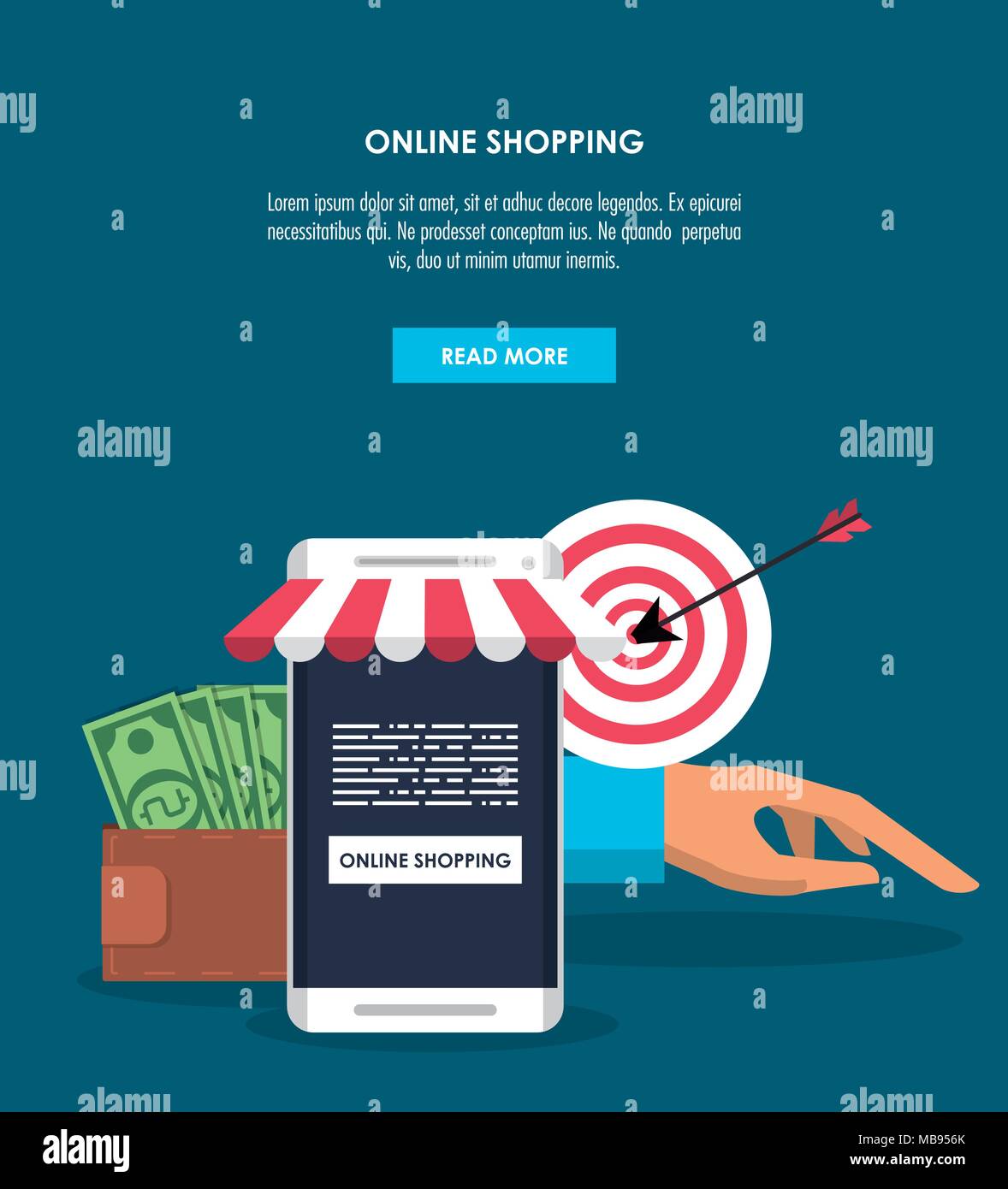 Online shopping infographic Stock Vector Image & Art - Alamy