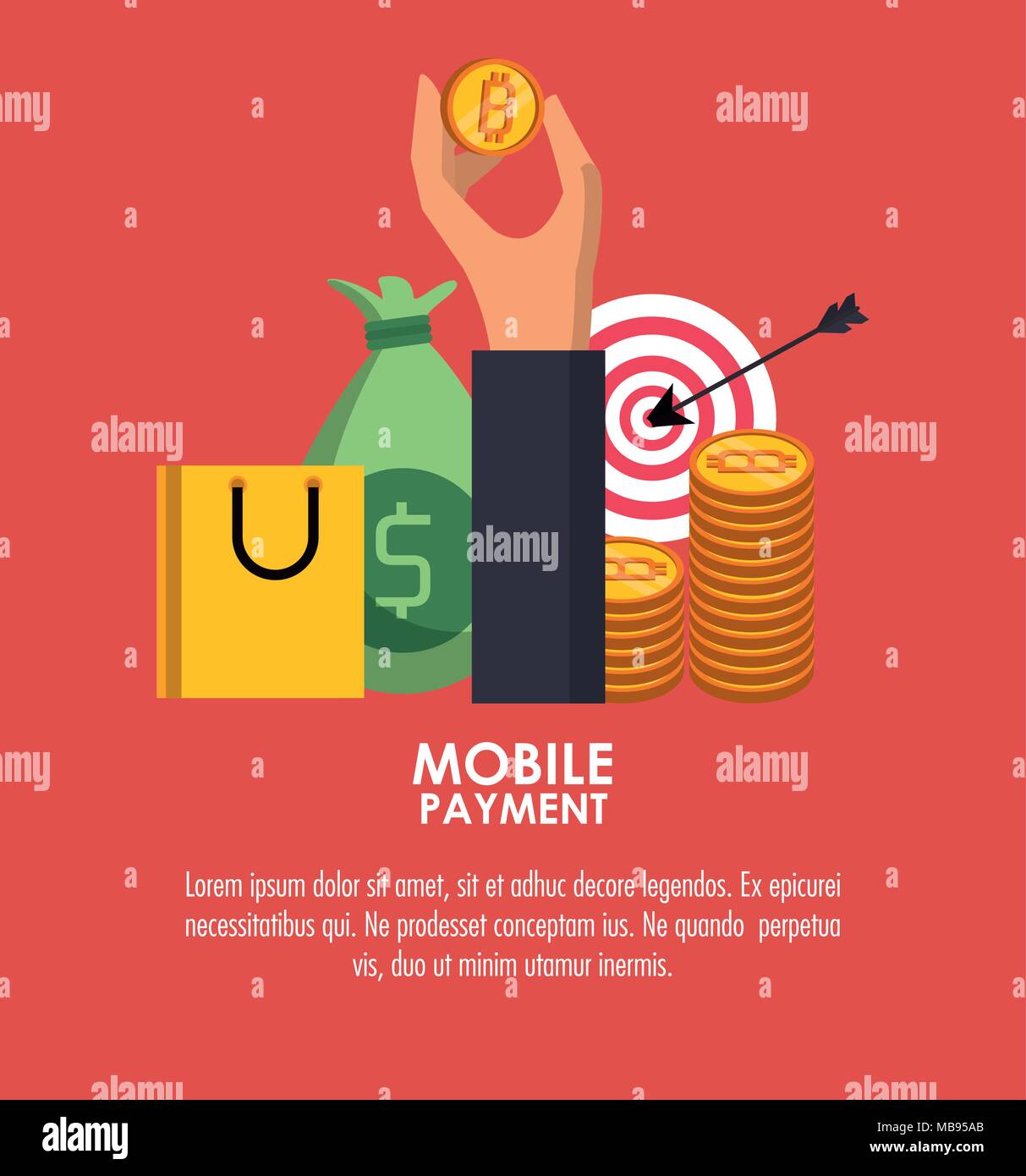 Online mobile payment Stock Vector Image & Art - Alamy