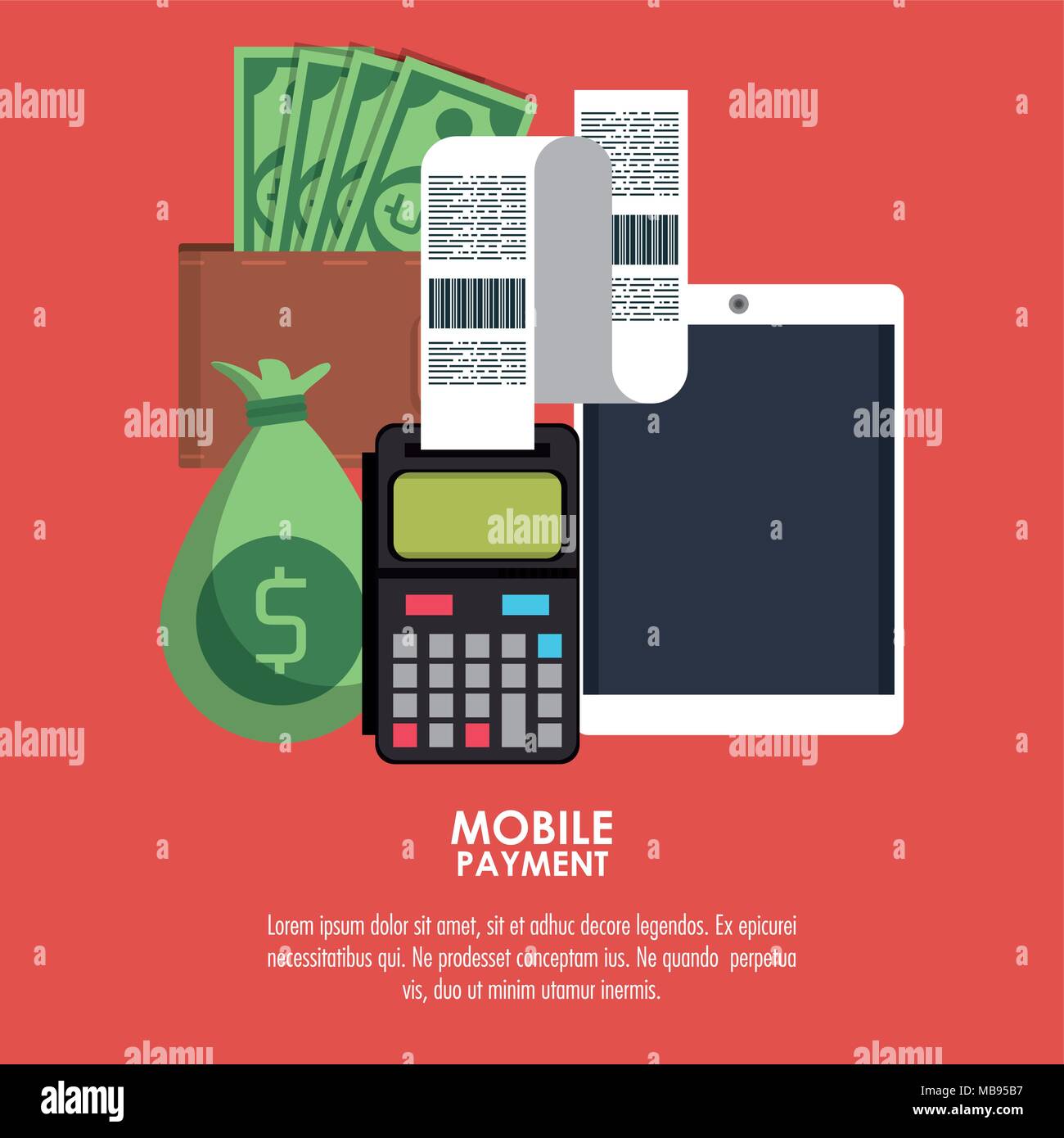 Online mobile payment Stock Vector Image & Art - Alamy