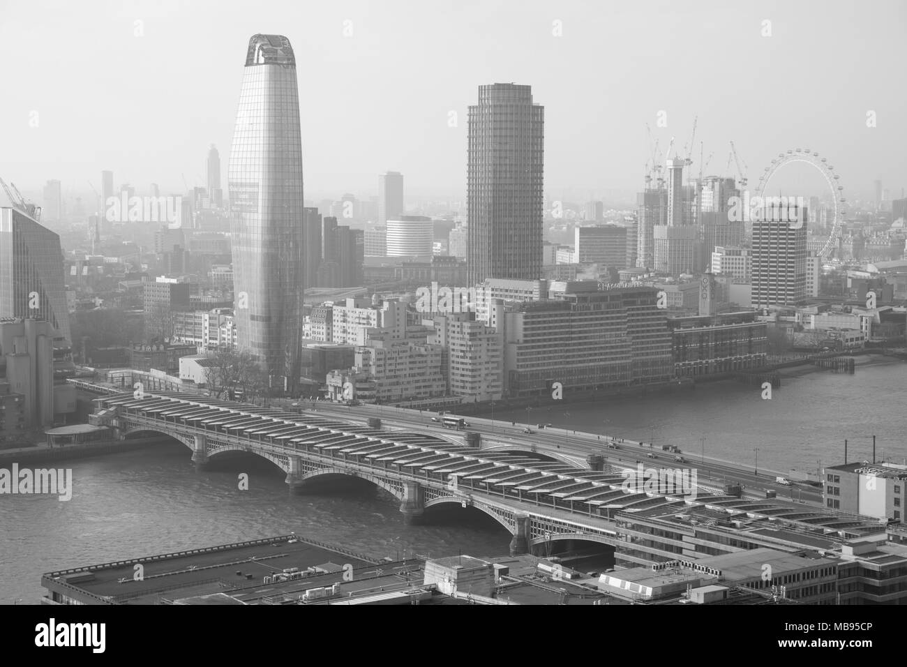 One Blackfrairs and surrounding building, as seen from St. Paul's ...