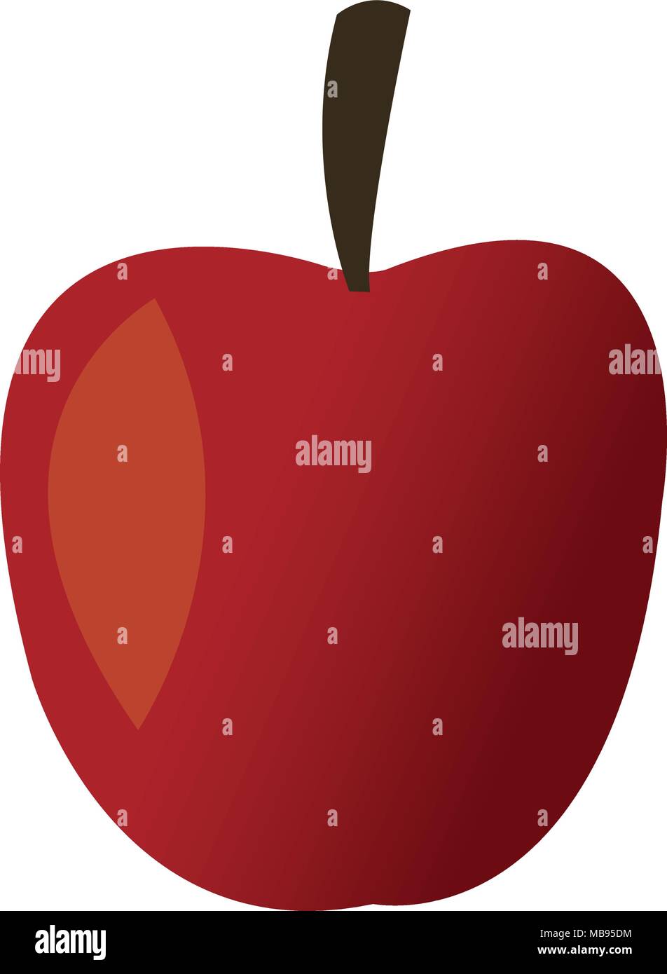 Apple fruit cartoon Stock Vector Image & Art - Alamy