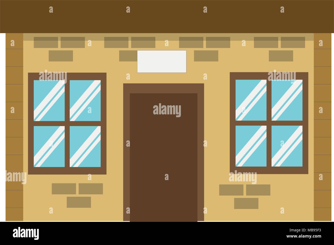 Bricks urban house building Stock Vector Image & Art - Alamy