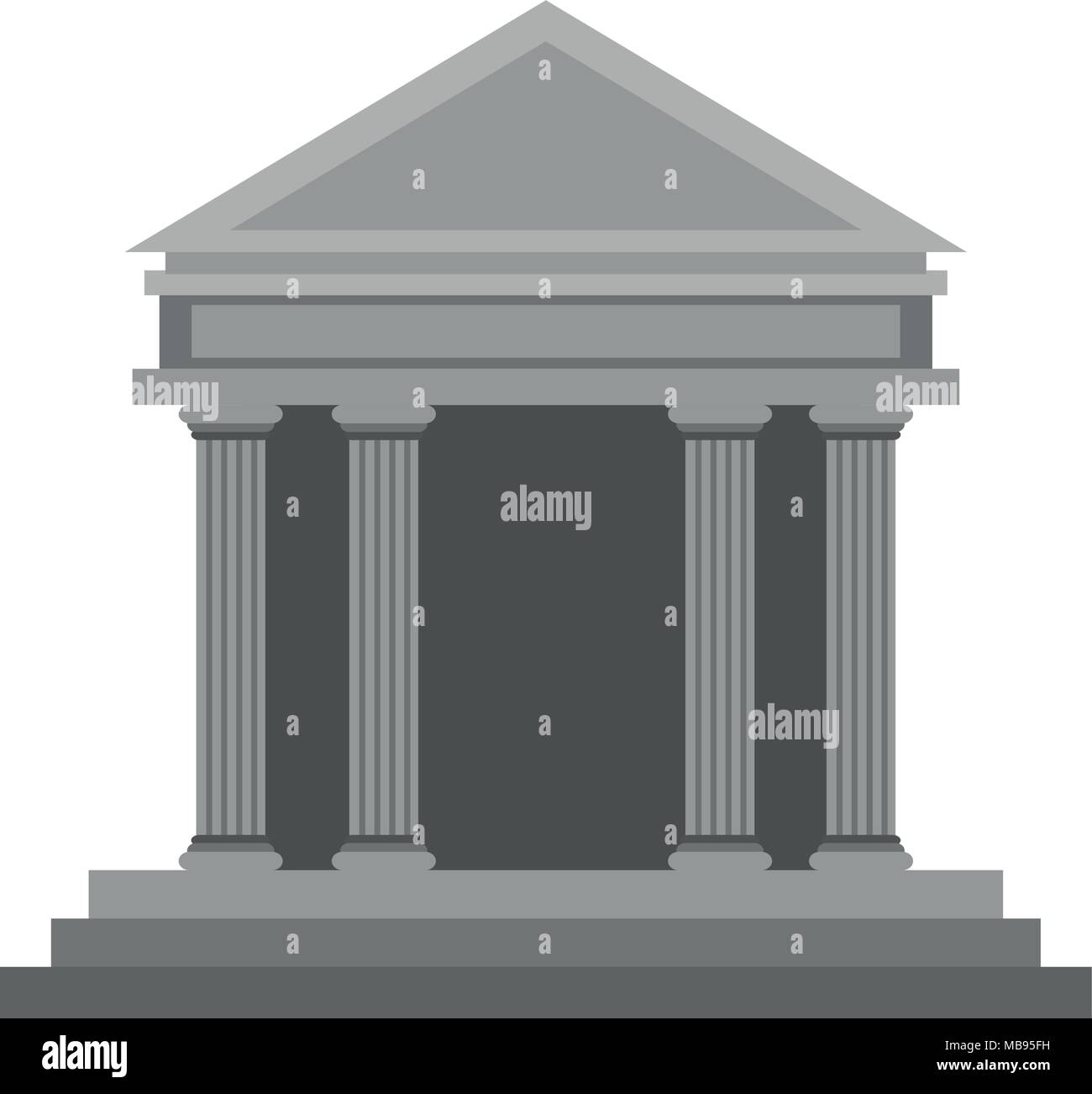 Bank columns building Stock Vector Image & Art - Alamy