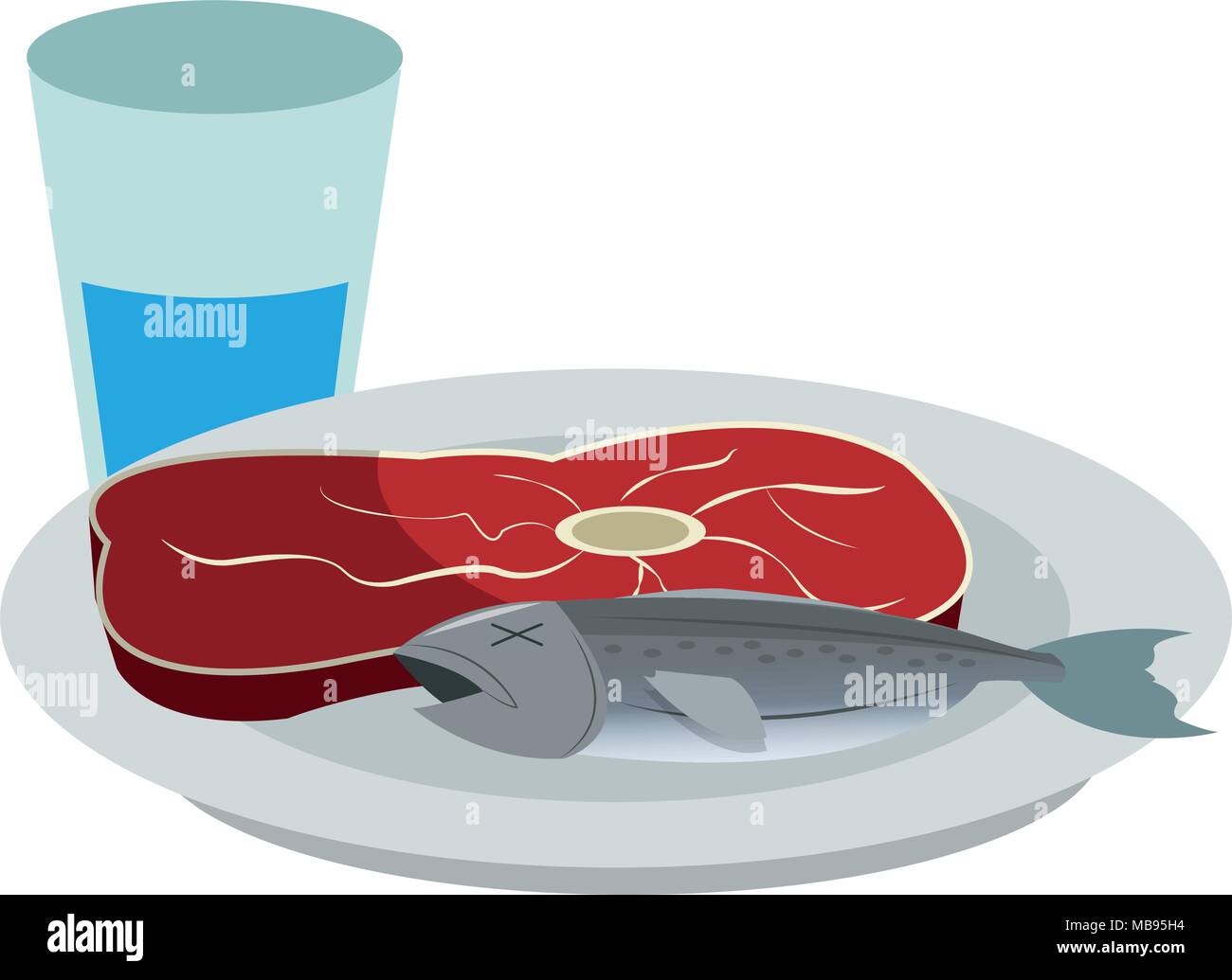 Healthy food cartoon Stock Vector Image & Art - Alamy