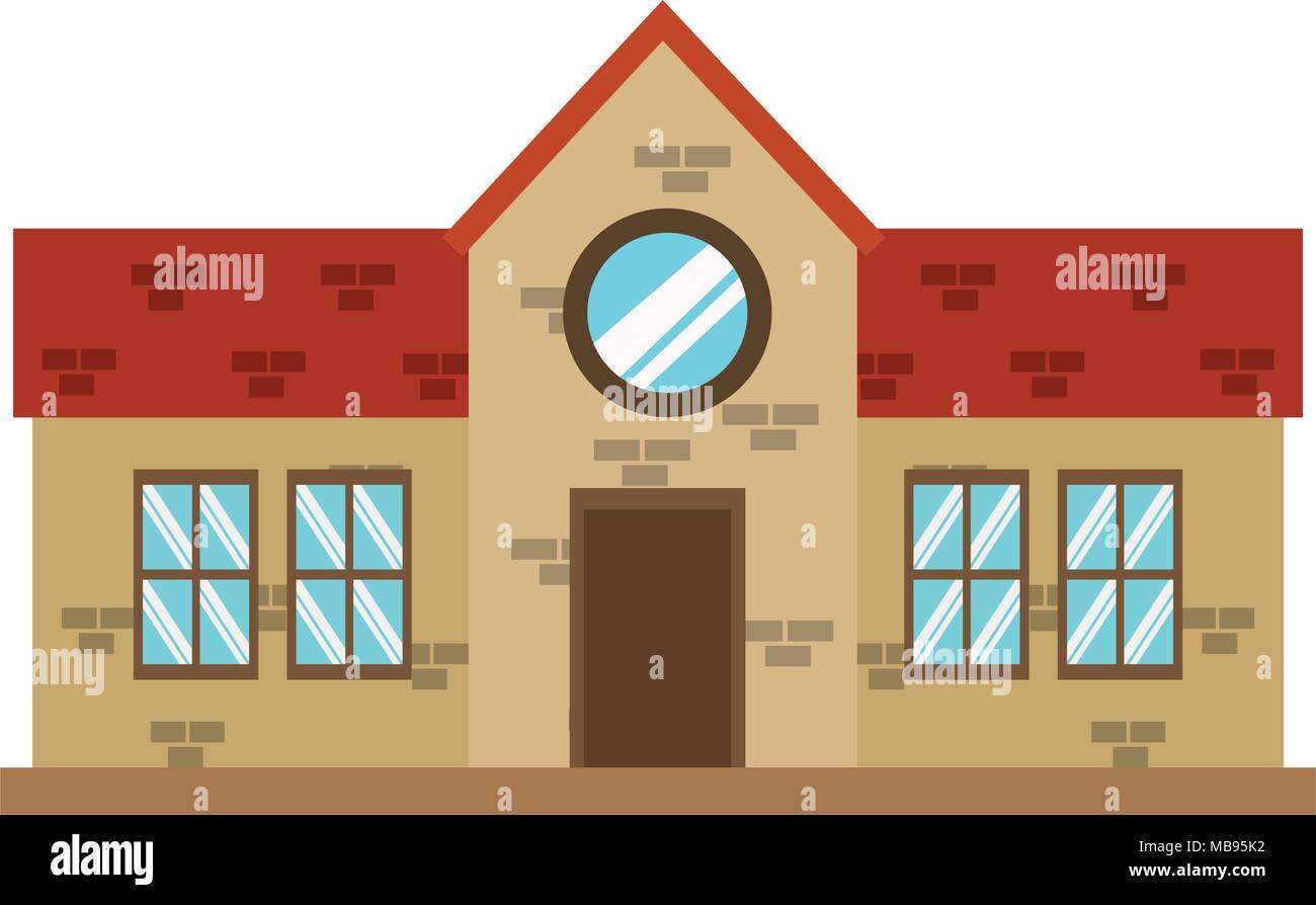 Bricks urban house building Stock Vector Image & Art - Alamy