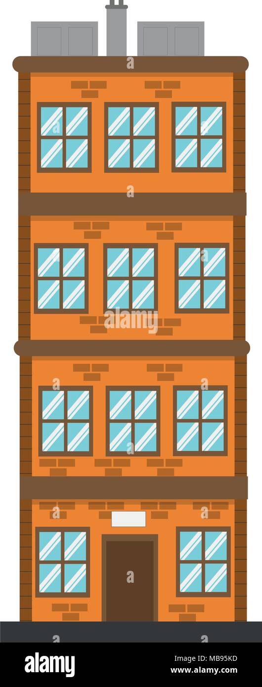 Bricks urban building Stock Vector Image & Art - Alamy