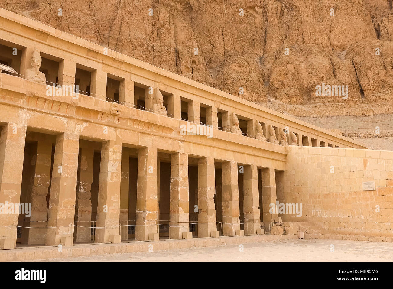 Buildings and columns of ancient Egyptian megaliths. Ancient ruins of ...