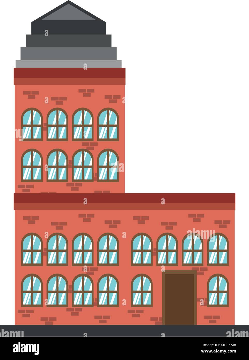 Bricks urban building Stock Vector Image & Art - Alamy