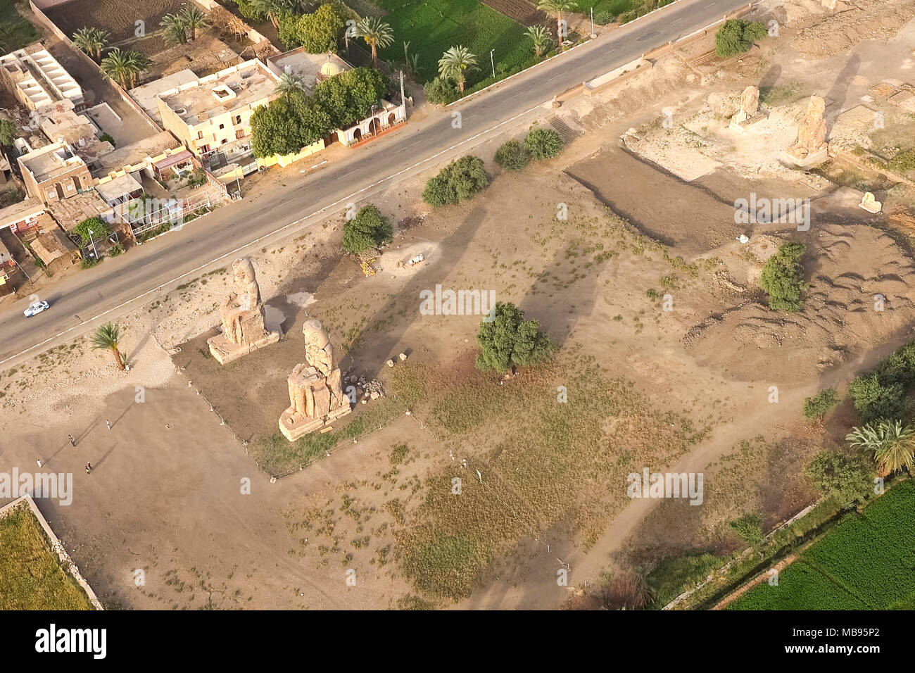 Giza pyramids birds eye hi-res stock photography and images - Alamy