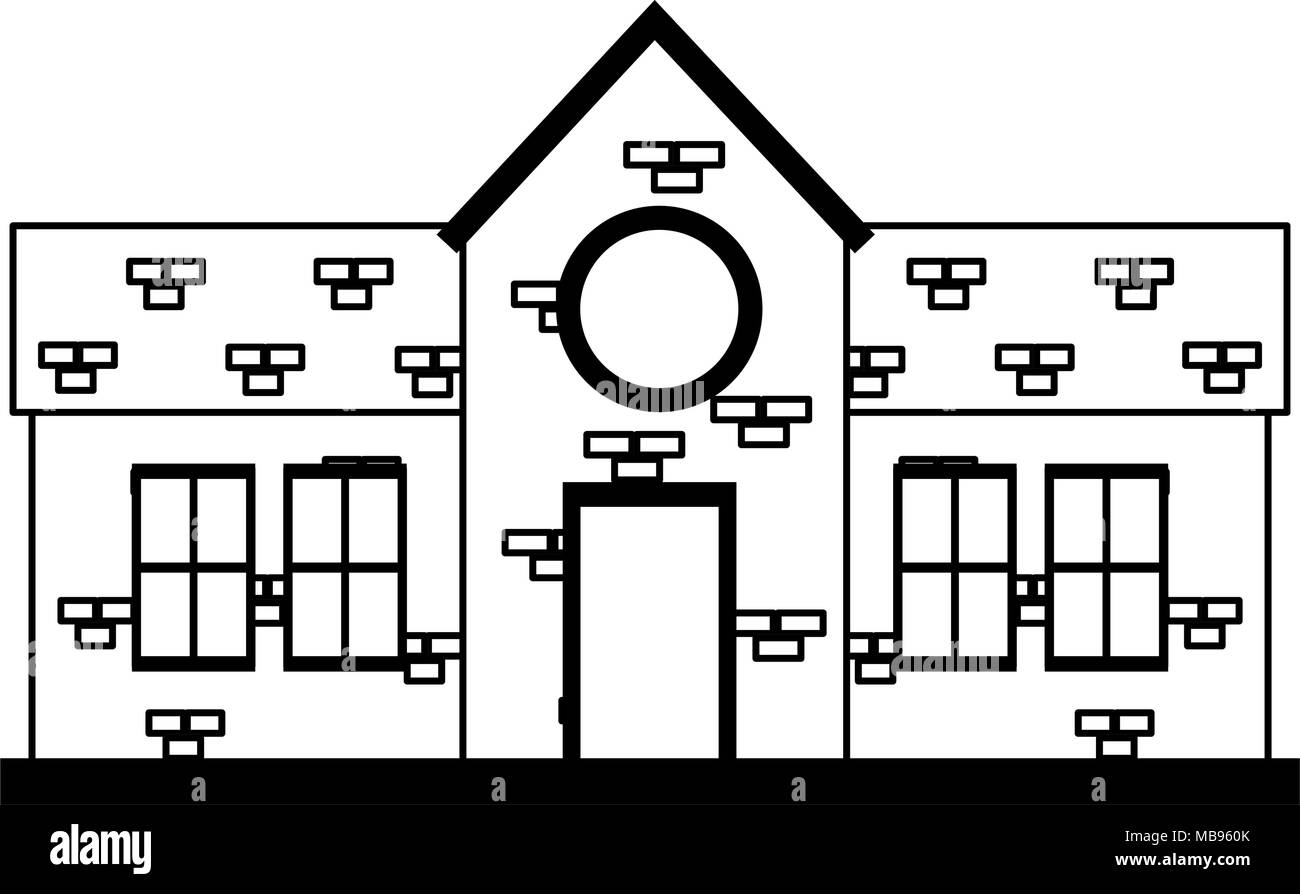 Bricks urban house building Stock Vector Image & Art - Alamy