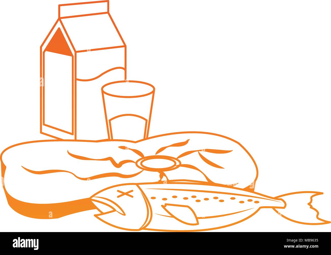 Healthy food cartoon Stock Vector Image & Art - Alamy