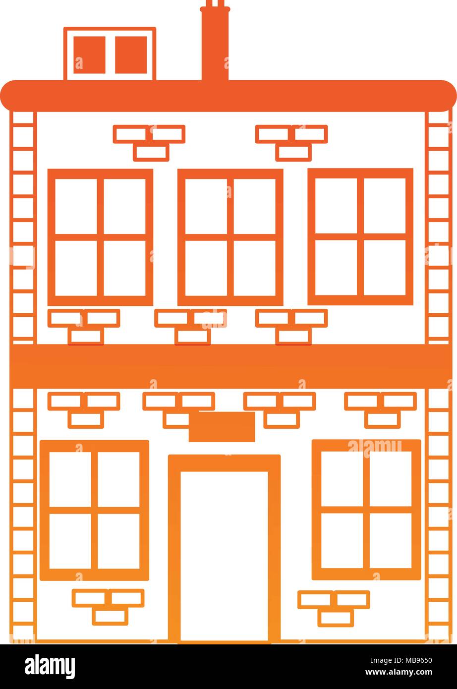 Bricks urban building Stock Vector Image & Art - Alamy