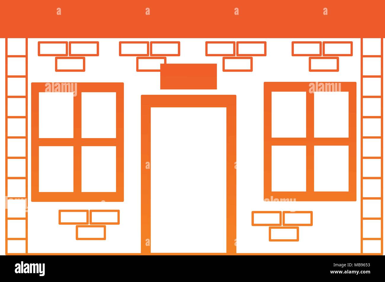 Old buildings and bricks Stock Vector Images - Alamy