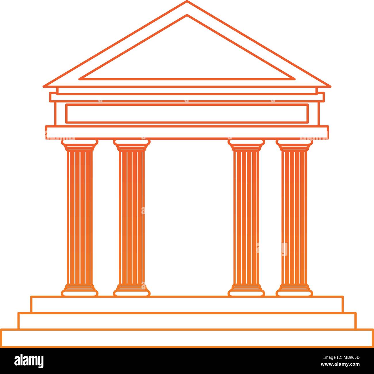 Banking pillars Stock Vector Images - Alamy