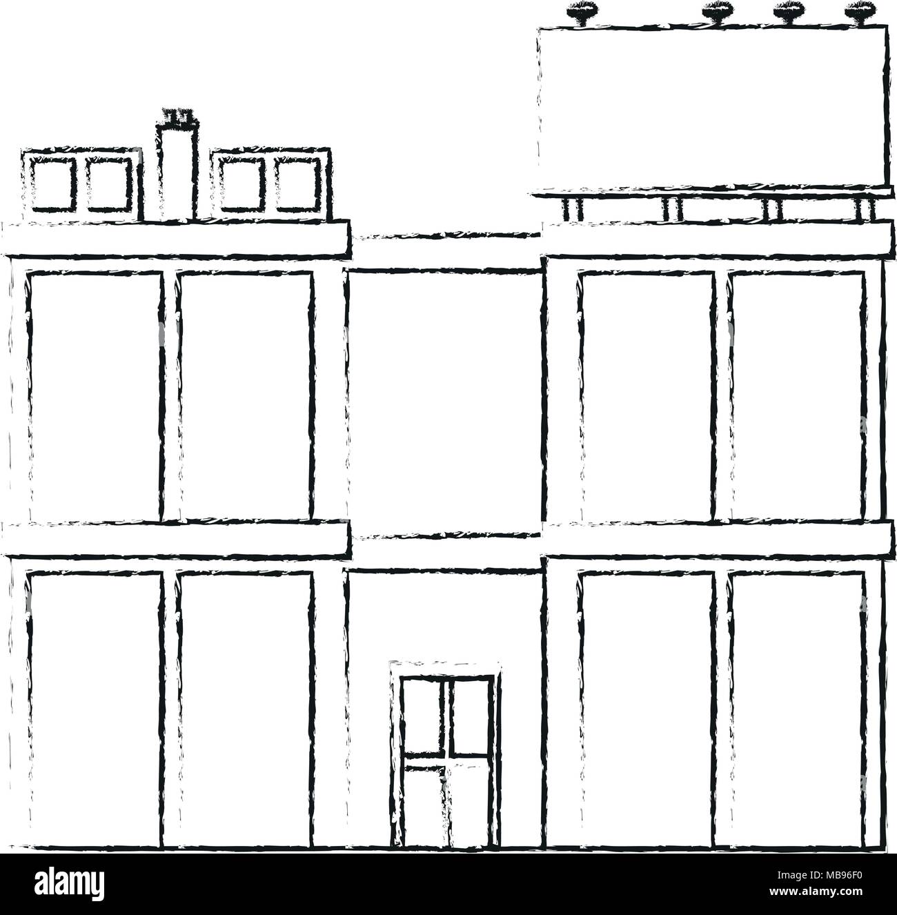 Office building isolated sketch Stock Vector Image & Art - Alamy