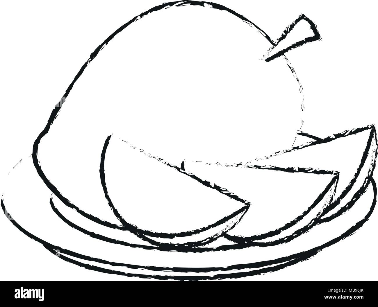 Mango sweet fruit sketch Stock Vector Image & Art - Alamy