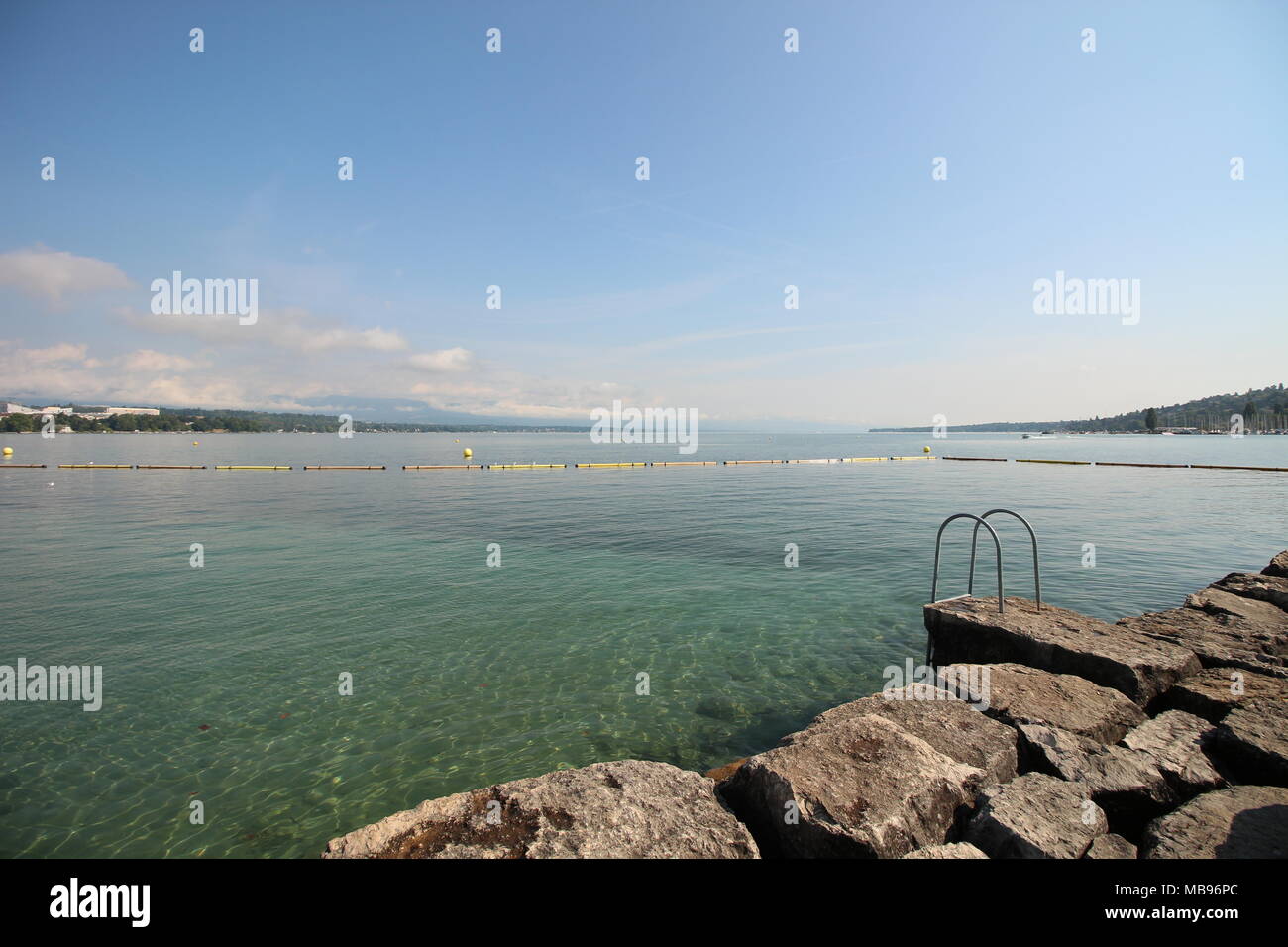 Lake Leman in Geneva, Switzerland Stock Photo - Alamy